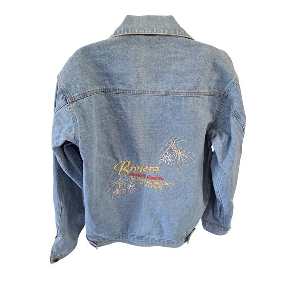 Riviera | Jackets & Coats | Riviera Hotel Casino Embroidered Denim ...